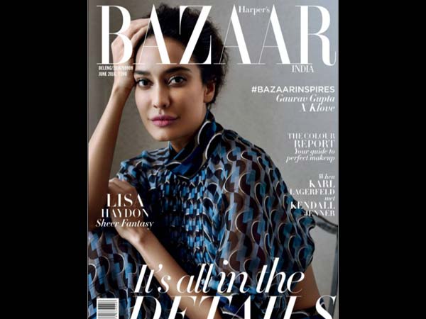 Lisa Haydon Harper's Bazaar Magazine, Lisa Haydon Bazaar June 2016 ...