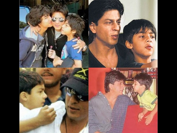 Shahrukh Khan Children Aryan Suhana Childhood Pictures, Aryan Khan Suhana Khan Unseen Pictures ...
