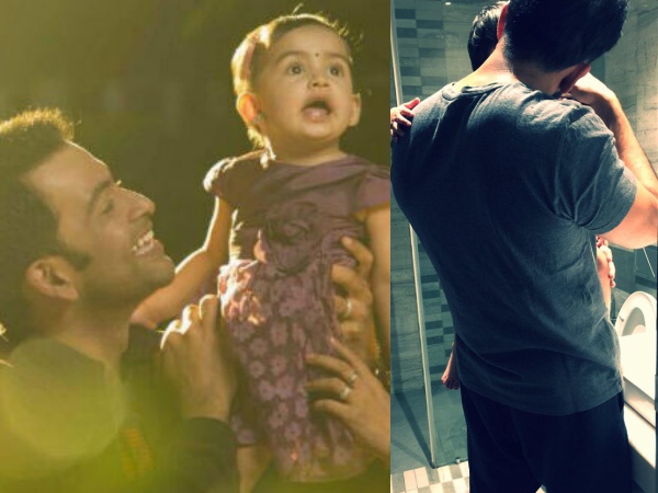 Prithviraj Is Enjoying Fatherhood Posts A Picture In Facebook - Filmibeat
