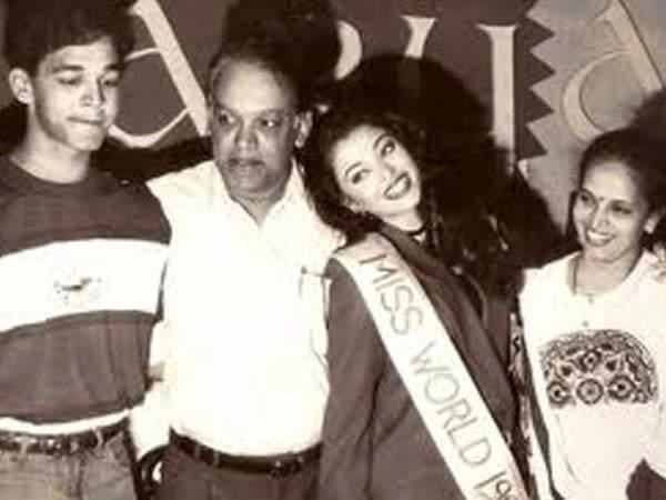 Aishwarya Rai Bachchan Heart Touching Pictures With Father Krishnaraj ...