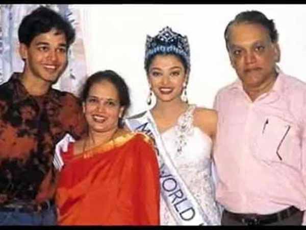 Aishwarya Rai Bachchan Heart Touching Pictures With Father Krishnaraj ...