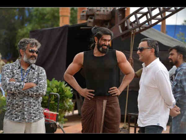 Working stills from Baahubali 2 - Filmibeat