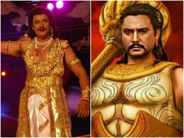 Darshan s Duruyodhana first look revealed from Kurukshetra
