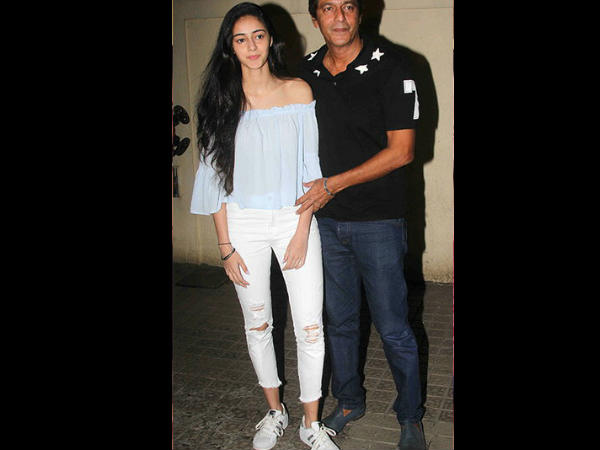 Chunky Pandey's Daughter Ananya Pandey To Debut In Bollywood. - Filmibeat