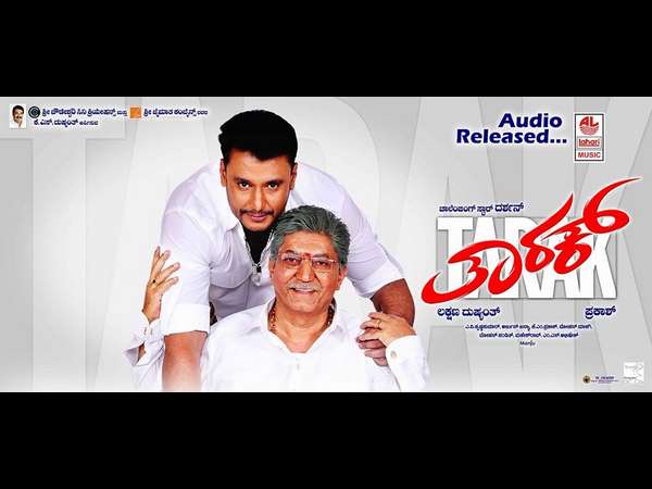 Challenging Star Darshan Acknowledges His Co-stars Of Tarak Film ...