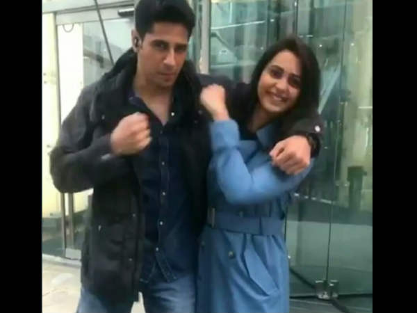 First glimpse of Sidharth Malhotra and Rakul Preet Singh from Aiyaary ...