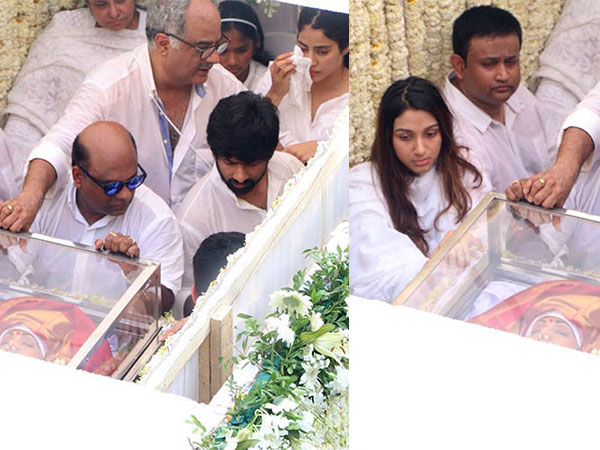 Last Pictures Of Sridevi Before The Cremation, Sridevi Cremated ...