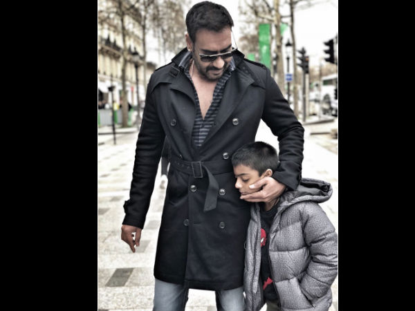 Ajay Devgn Slammed Smoking Next To Son Yug, Ajay Devgn Smoking Pic With ...