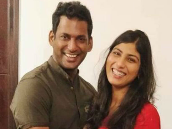 Vishal With His Wife-to-be Anisha: The Picture Of The Couple Is Out ...