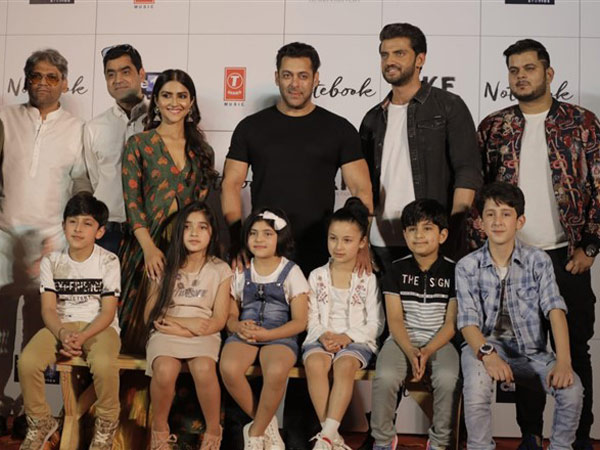 Pictures | Salman Khan Launches Notebook Trailer With Newbies Zaheer ...