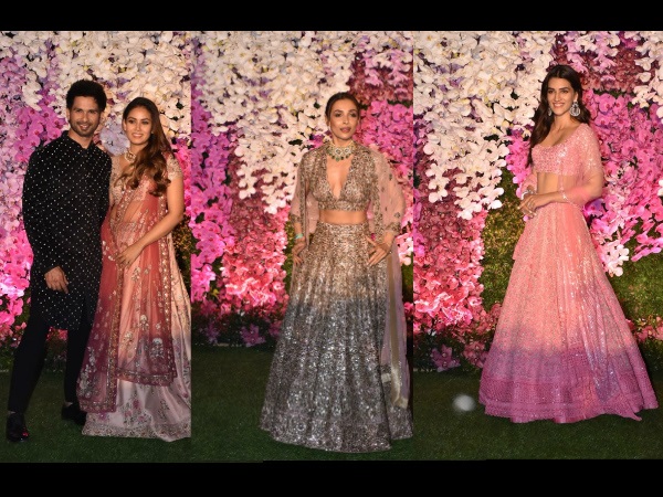 Shahid Kapoor-Mira Rajput, Malaika Arora, Kriti Sanon Dazzle At Akash ...