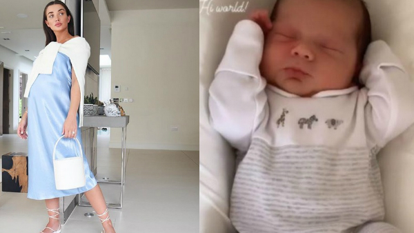 Amy Jackson's Newborn Son Says Hi To The World | Amy Jackson Baby Boy ...