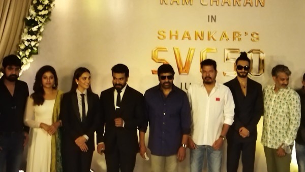 RC 15: Ranveer Singh, Rajamouli & Chiranjeevi Attend The Launch Of Ram ...