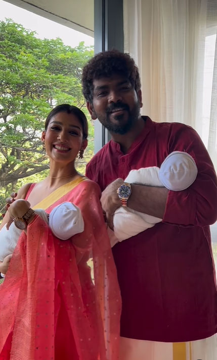 PICS: Nayanthara And Vignesh Shivan Celebrate First Diwali With Their Twins; Wish For Peace And ...