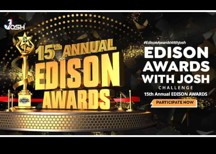 Josh Joins Hands With The Edison Awards For An Amazing Campaign - Filmibeat