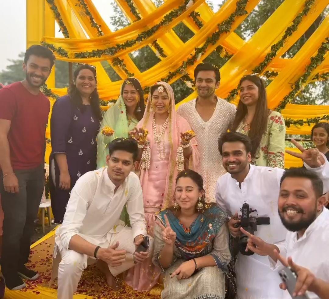 Dipika Kakar And Shoaib Ibrahim Pamper Bride-To-Be Saba Ibrahim At Her Haldi Ceremony; PICS ...