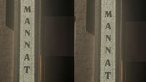 Shah Rukh Khan's Mannat Gets A Diamond Nameplate And Its Cost Is Huge - Filmibeat