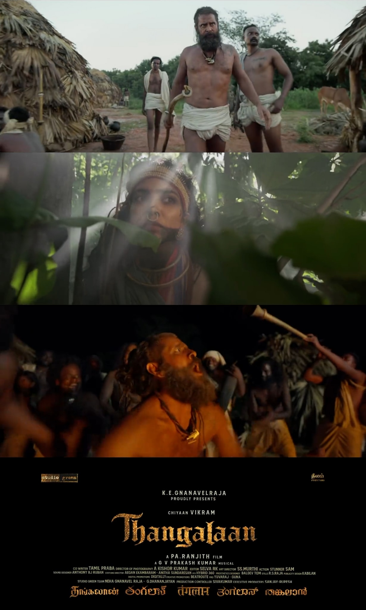 Thangalaan Shooting Spot Video Goes Viral: Chiyaan Vikram, Pa Ranjith And Movie Crew Take Bath ...