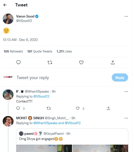 Divya Agarwal Apurva Padgaonkar Engagement Pics Varun Sood Reaction ...