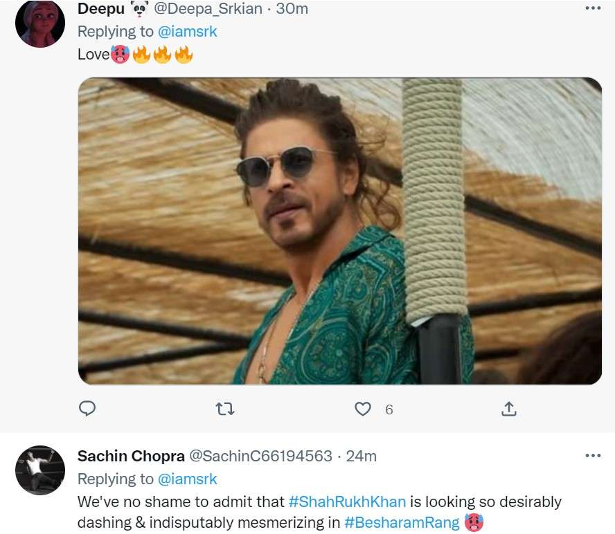 Besharam Rang Video: Fans Loving Shah Rukh Khan-Deepika Padukone’s ...