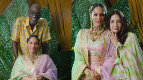 Masaba Gupta Wedding Pics Vivian Richards Neena Gupta Beti Ka Pita ...