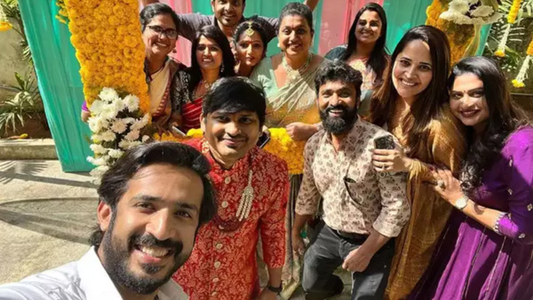 Guests At Rocking Rajesh & Jordar Sujatha's Engagement Event - Filmibeat