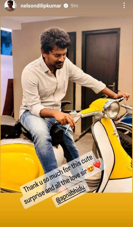 Rajinikanth's Jailer Director Nelson Dilipkumar Gets A Surprise Gift ...