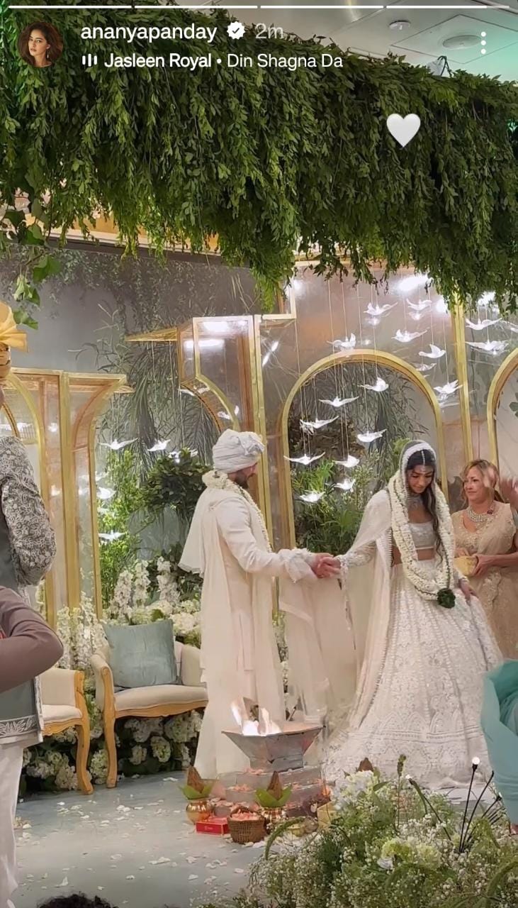 Alanna Panday Ivor McCray Wedding Inside Pics Ananya Panday Sister ...