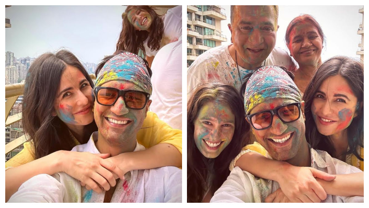 Katrina Kaif Vicky Kaushal Holi 2023 Photos Fans REACT To VicKat Pics ...