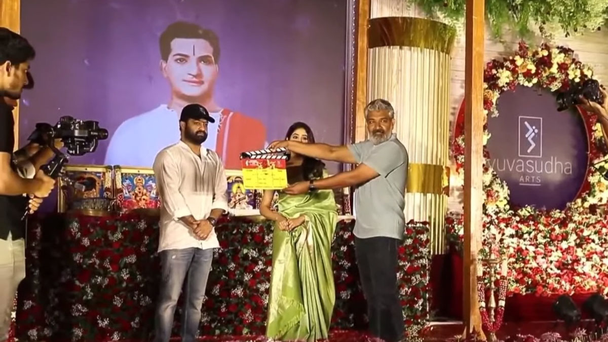 NTR 30 Official Launch: Jr NTR, Janhvi Kapoor, Prashanth Neel & SS ...