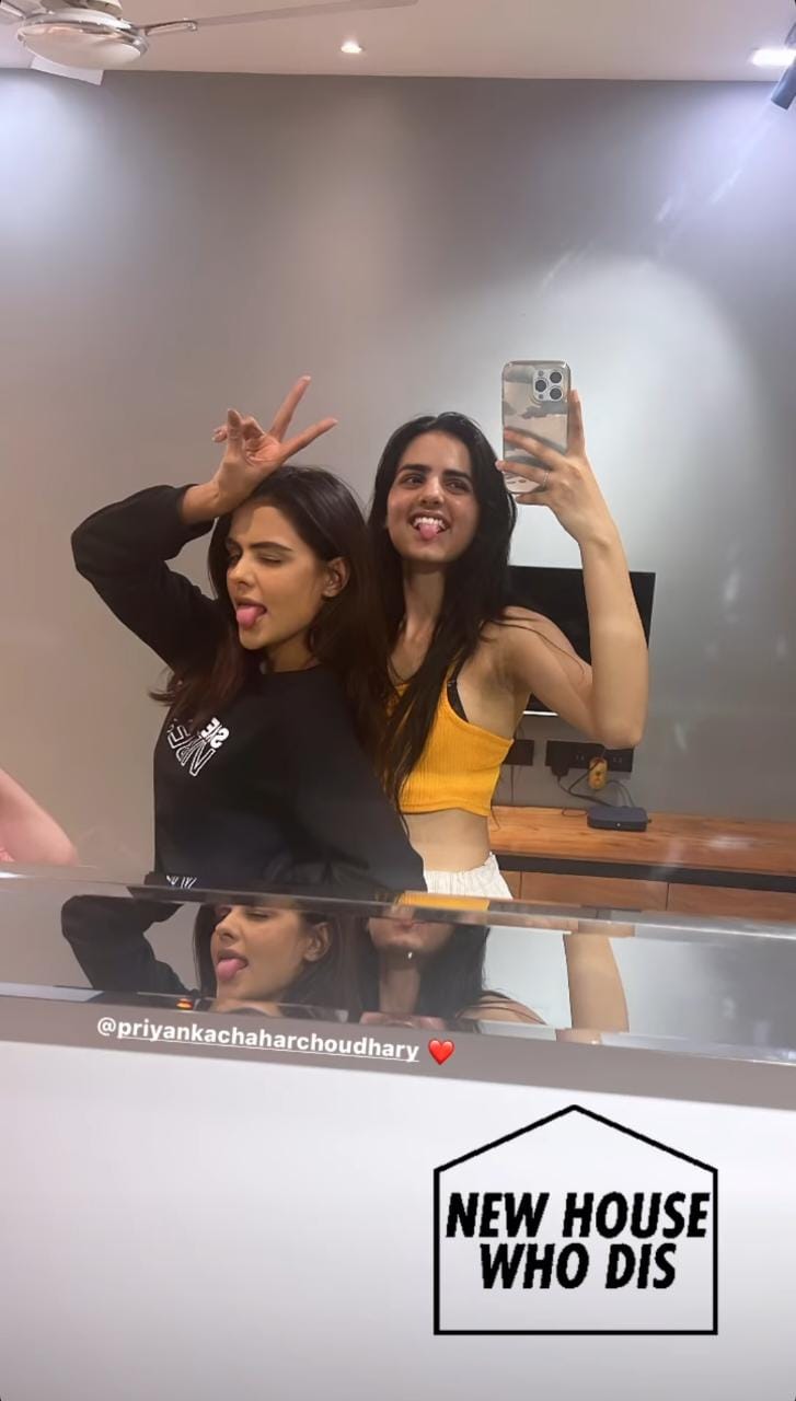 Priyanka Choudhary New House Inside Pic Rashmeet Kaur Sethi Post ...