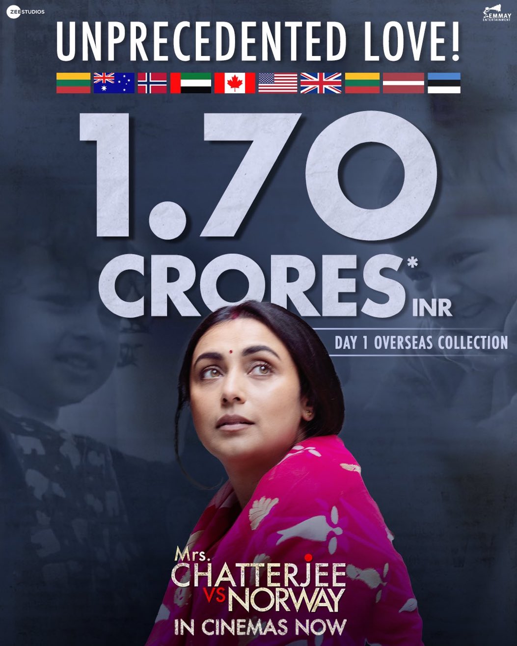 Mrs Chatterjee Vs Norway Box Office Collection Day 2 | Mrs Chatterjee ...