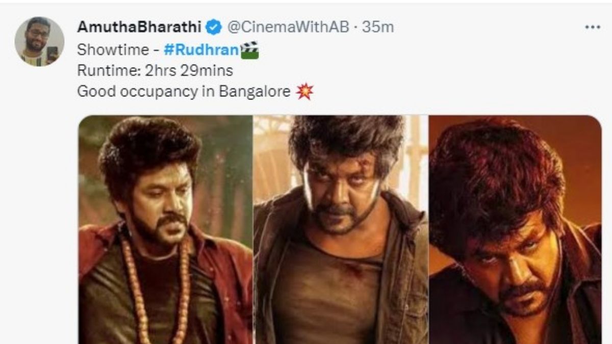 Rudhran Review | Rudhran Twitter Review: Raghava Lawrence's Re-Entry Film Attracts Family ...