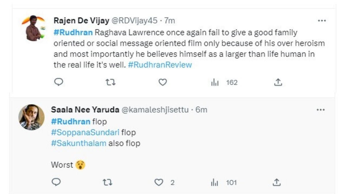 Rudhran Review | Rudhran Twitter Review: Raghava Lawrence's Re-Entry ...