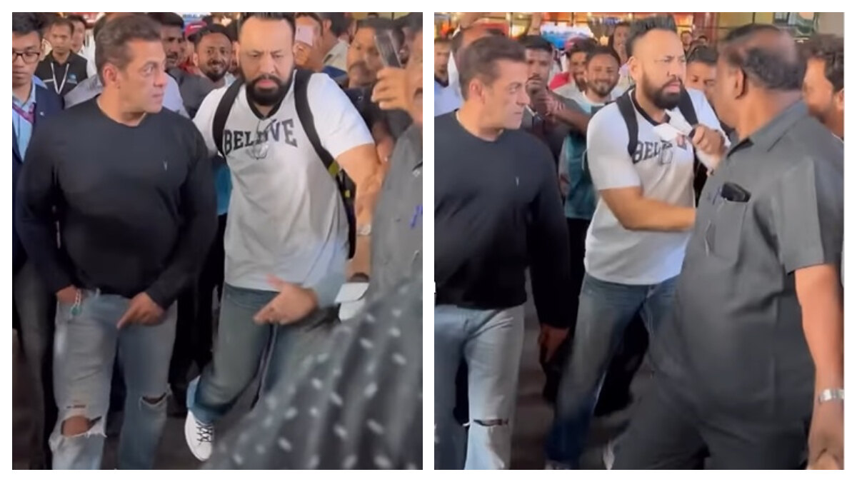 Salman Khan Frowns At Fan Trying To Shake Hands; Actor’s Bodyguard ...