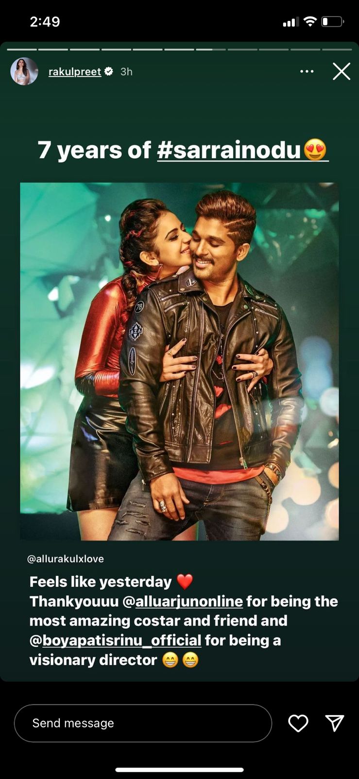 Fans Demand Allu Arjun and Rakul Preet Singh To Return To Big Screen As ...