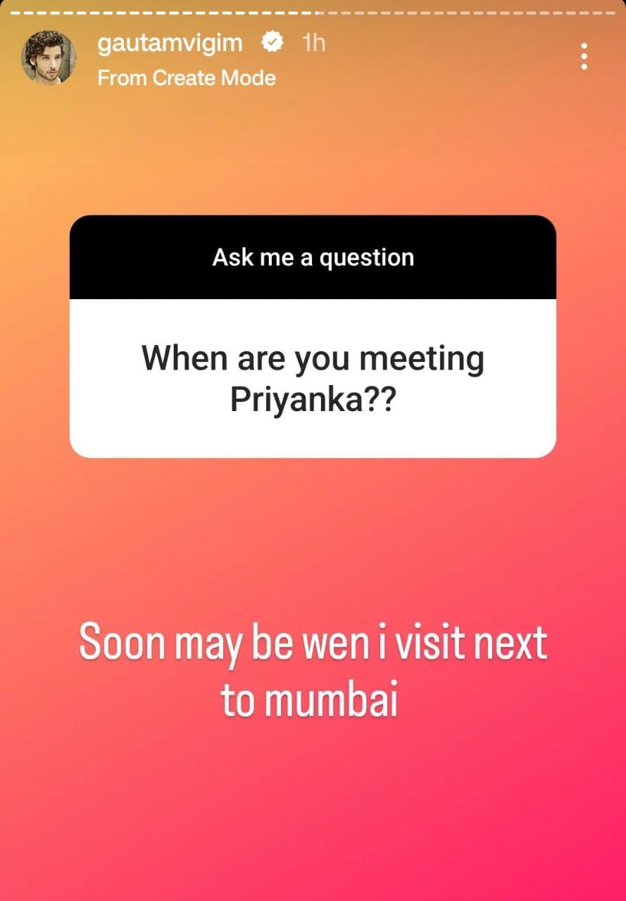 Gautam Vig On Reuniting With Priyanka Choudhary May Be When Ankit Gupta Junooniyatt - Filmibeat