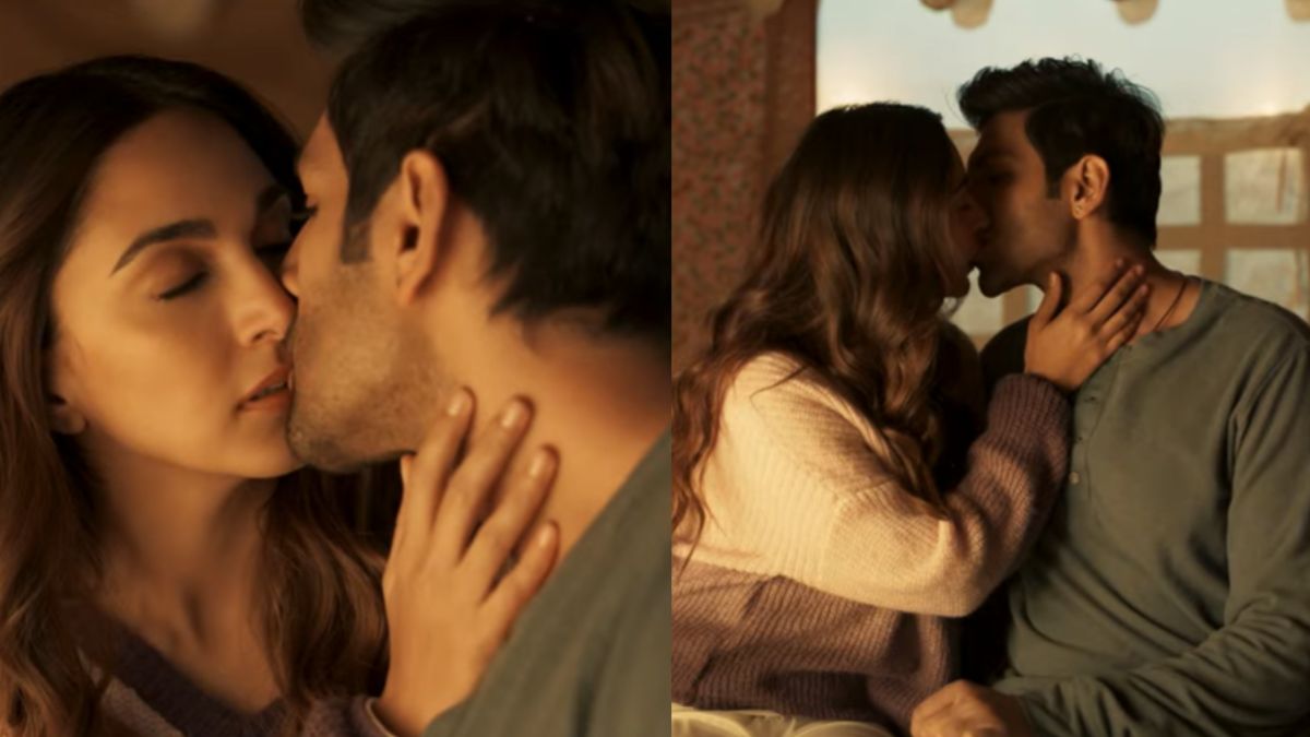 Netizens Gush Over Kartik Aaryan And Kirara Advani’s Lip-Lock In ‘Naseeb Se’ Song From ...
