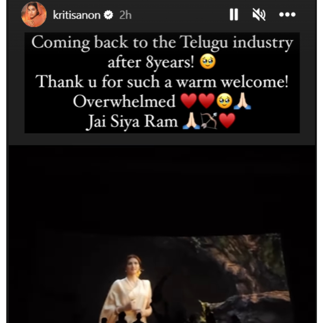 Kriti Sanon On Coming Back To The Telugu Industry After 8 Years As ...