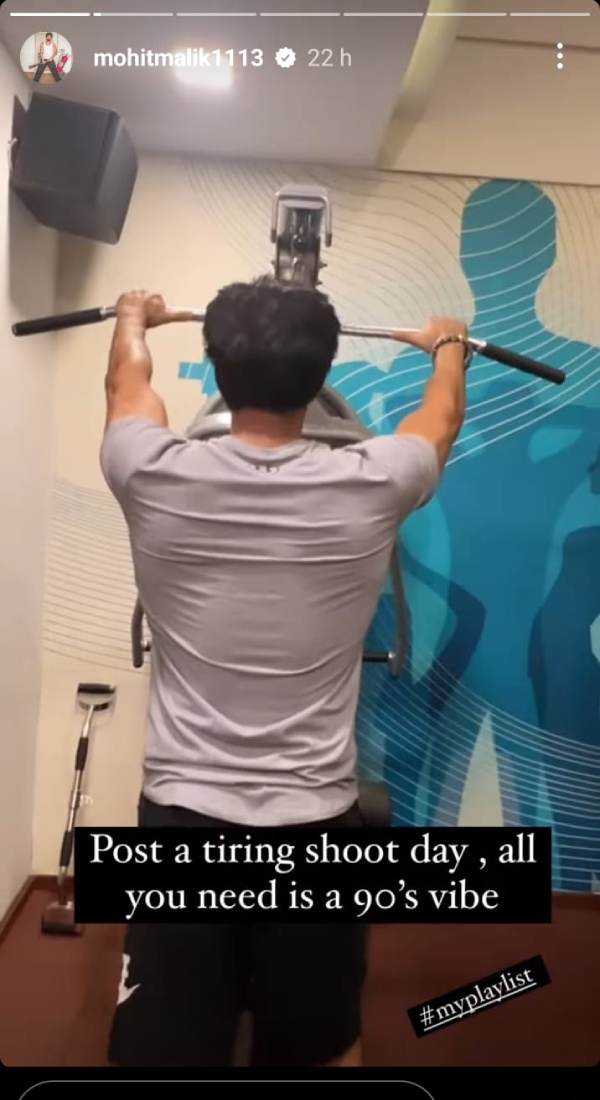 TV Star Mohit Malik Finds Refreshing Respite In '90s Vibe During Tiring ...