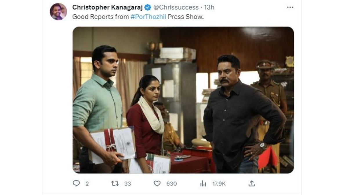Por Thozhil Review | Por Thozhil First Review: Ashok Selvan's ...
