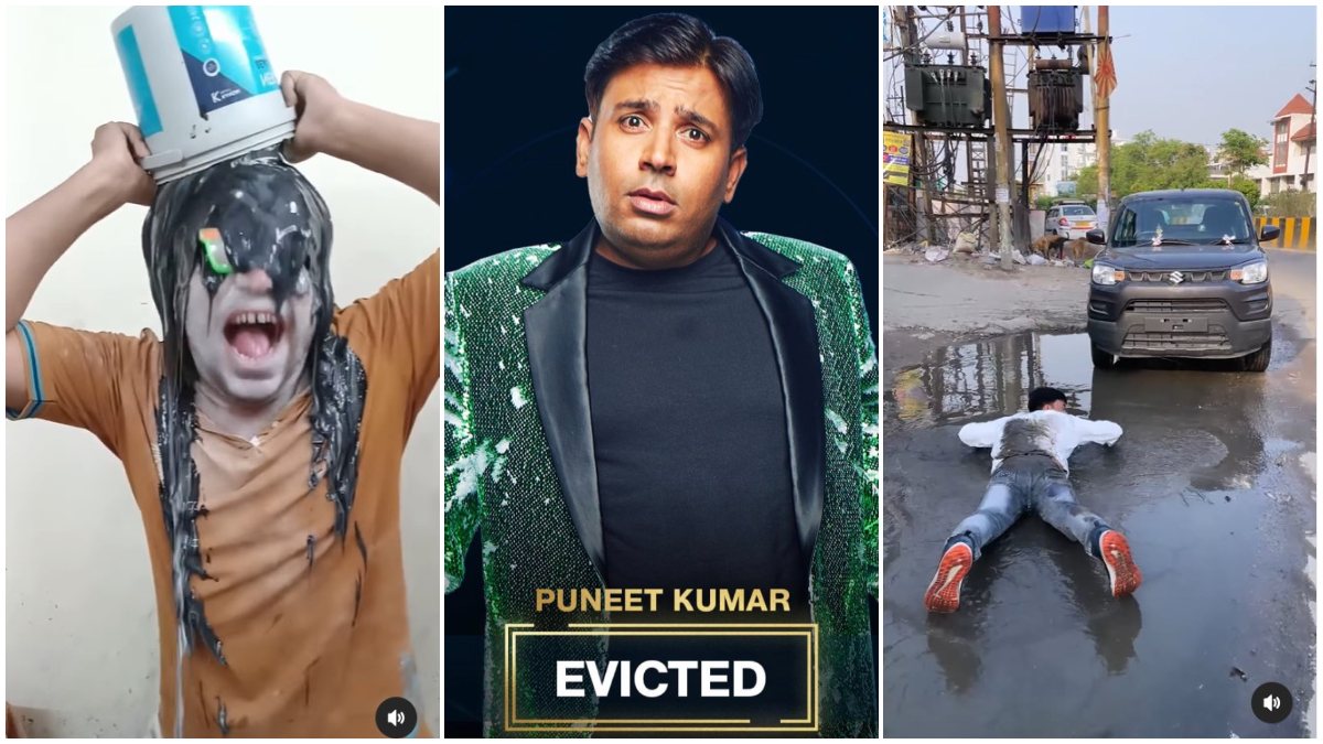 Bigg Boss OTT 2: Cringe & Viral Videos Of Puneet Superstar Bathing In Keechad And Paint Salman ...