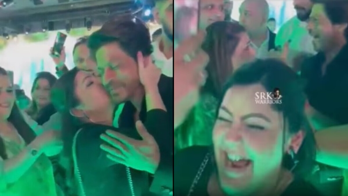 Netizens CRINGE Over Fan Girl Kissing Shah Rukh Khan, Say ‘Jail Mein ...