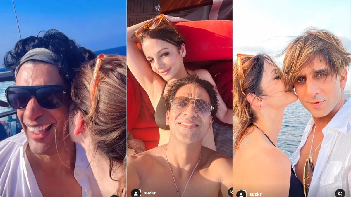Sussanne Khan Gets Cosy, Kisses BF Arslan Goni In Vacation Video, Sets ...