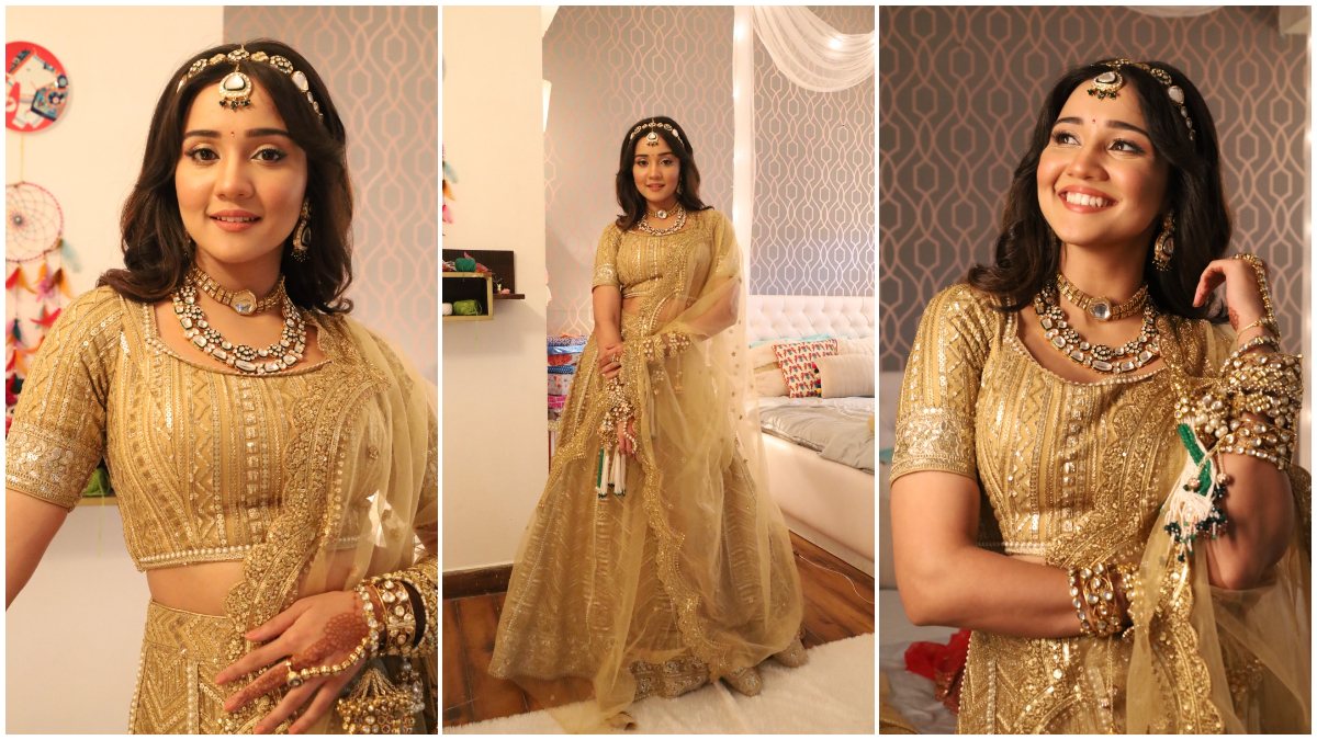 Meet Update: Ashi Singh Goes Glam With GOLD For Meet’s Upcoming Wedding ...