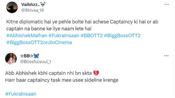 Bigg Boss OTT 2 Weekend Ka Vaar Abhishek Malhan Fukra Insaan Loses Captaincy Whole Season Fans ...