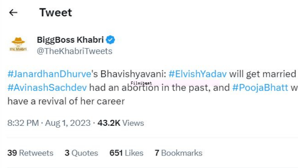 Bigg Boss OTT 2 Family Week: Bebika Dhurve Father Janardan Prediction About Elvish Yadav Wedding ...