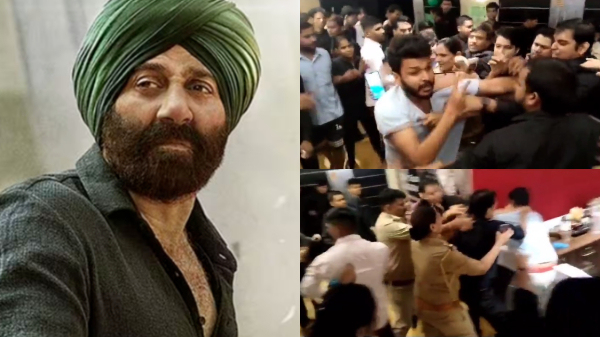 Sunny Deol’s Gadar 2 Screening: Video Of Brawl Inside Kanpur Theatre ...