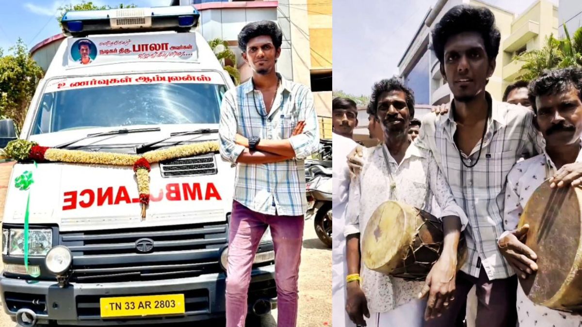 KPY Bala Gets Celebrated By Fans For Gifting Free Ambulance To The ...
