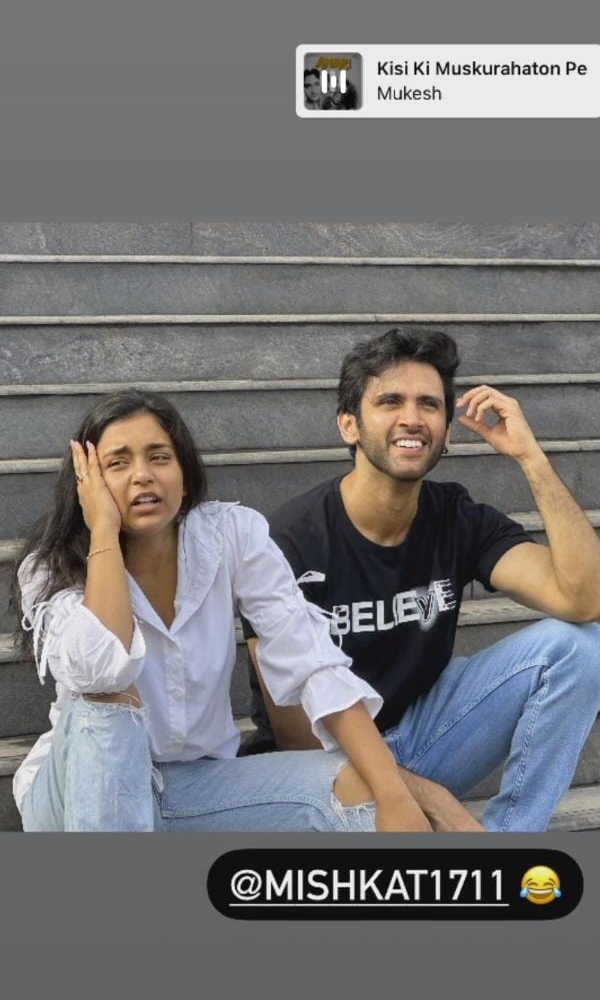 Sumbul Touqeer Khan Mishkat Varma New Unseen Pic From Sets Kavya Ek ...
